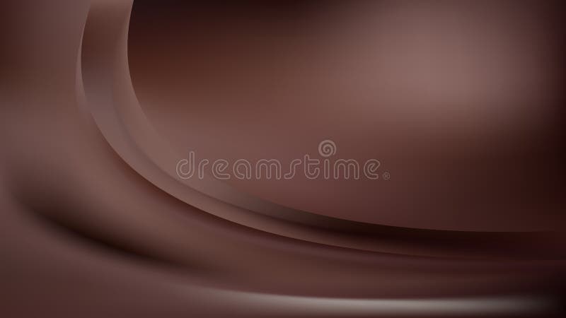 Coffee Brown Abstract Curve Background Vector Art Stock Vector ...