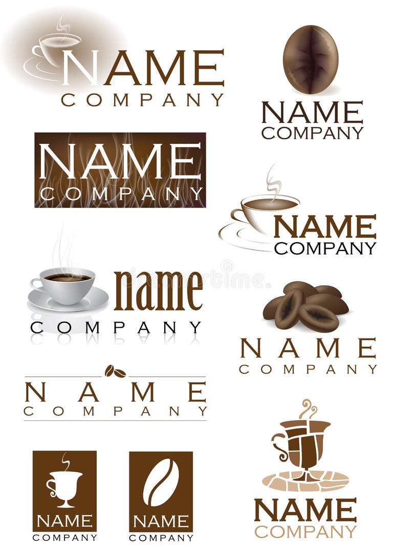 Coffee Logos Stock Illustrations – 3,500 Coffee Logos Stock ...