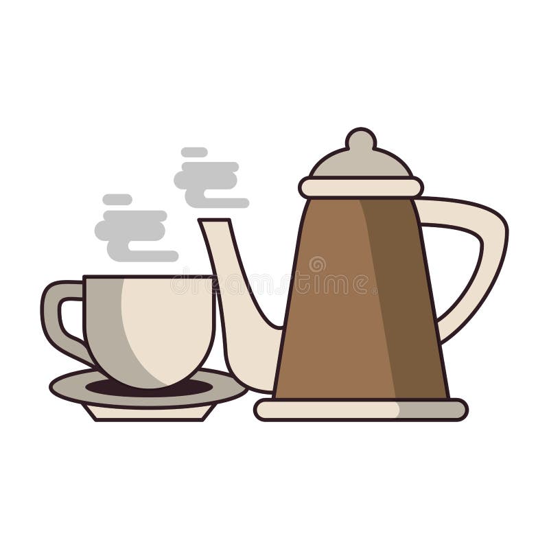 Coffee Cafe Concept Cartoon Stock Vector - Illustration of cartoon ...