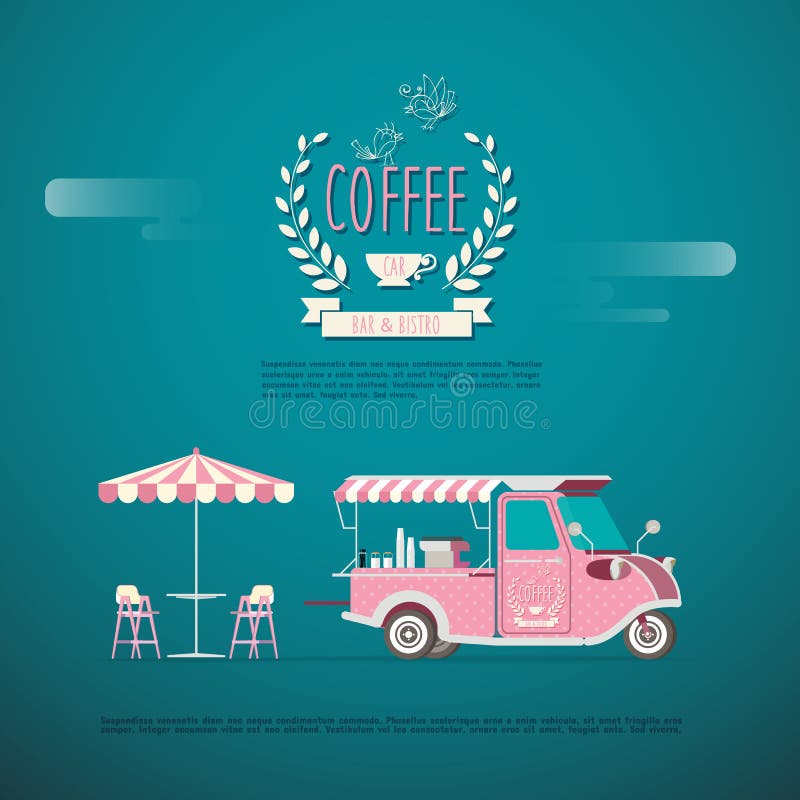 Coffee Shop Illustration Design Elements, Infographics of Coffee Story ...