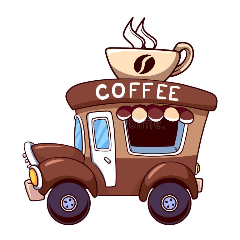 Coffee Trailer Stock Illustrations – 2,071 Coffee Trailer Stock ...