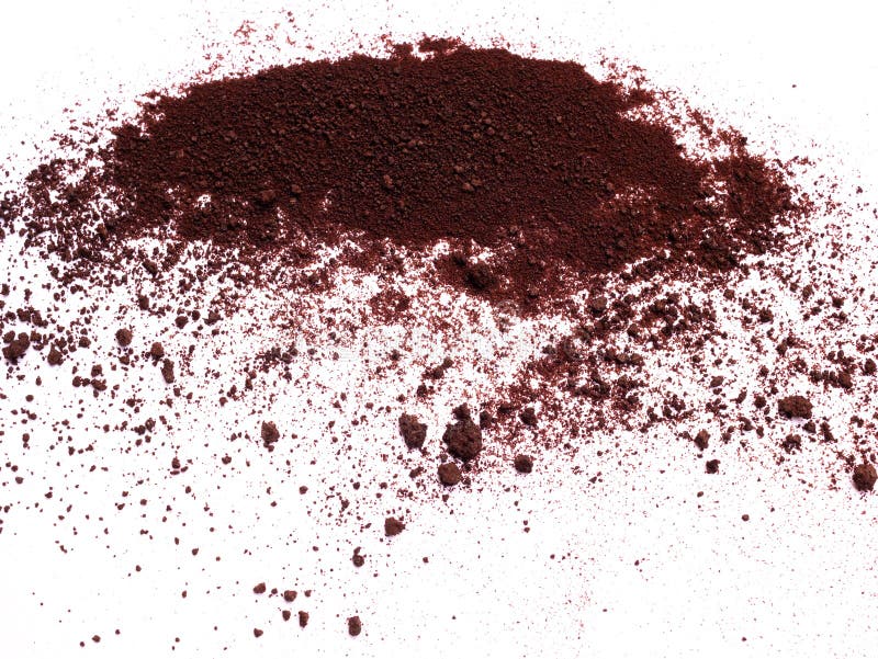 Coffee or Chocolate Powder Isolated Stock Photo - Image of flavor ...