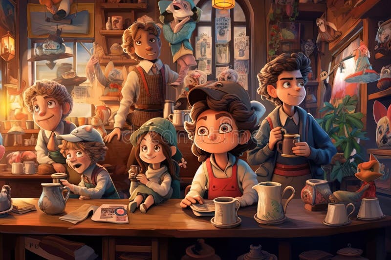 Coffee Chronicles: Join a Quirky Cast of Characters in a Whimsical ...