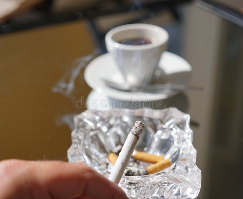 Coffee and cigarette stock image. Image of caffauml - 114547335