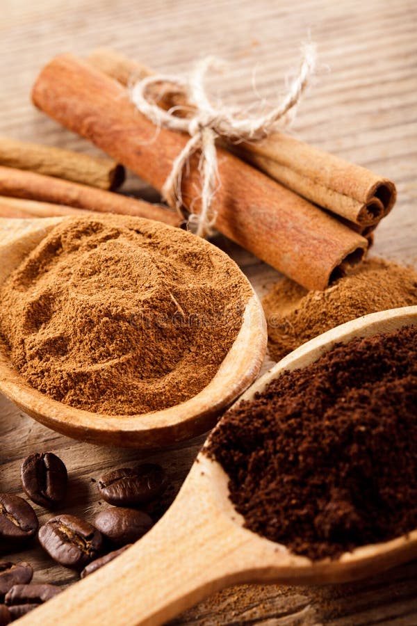 Coffee and cinnamon stock photo. Image of macro, delicious - 21775236