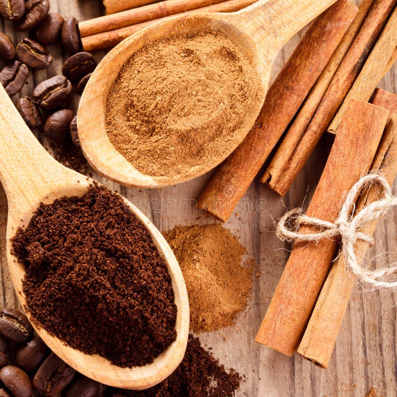 Coffee and cinnamon stock photo. Image of coffee, bark - 22763330