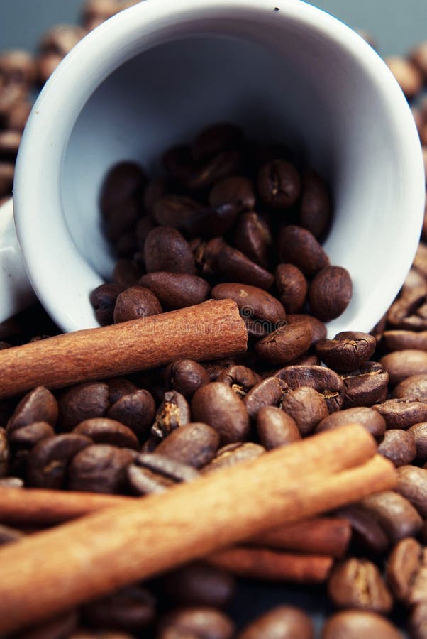 Coffee and cinnamon stock image. Image of aroma, coffee - 25893725