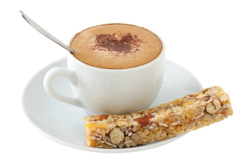 Coffee with Cinnamon and Muesli Stock Photo - Image of coffee, healthy ...