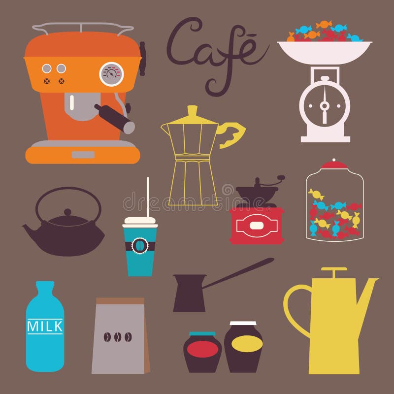 Coffee clip art stock vector. Illustration of infographic - 37803894