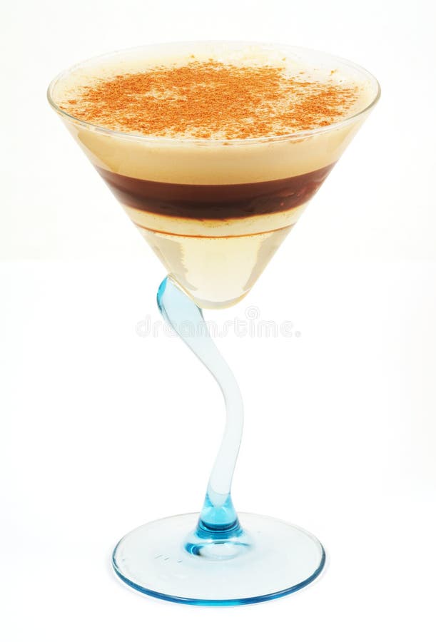 Coffee Cocktail In Glass Cup Stock Image - Image of everyday, caffeine ...