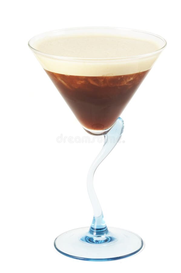 Coffee Cocktail in Glass Cup Stock Image - Image of everyday, caffeine ...