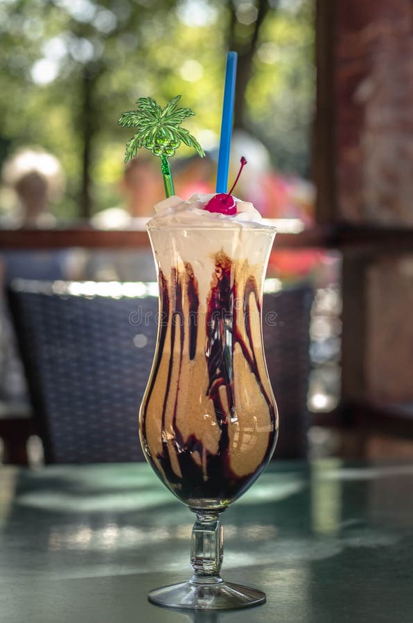 Â Coffee Cocktail with Rum and Cream Stock Photo - Image of creamn ...