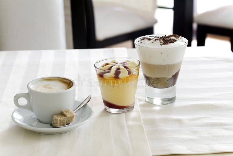 Coffee and cocktails stock image. Image of high, group - 30027165