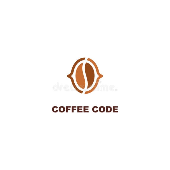 Coffee Code, Logo for Coffee Shop with Technology Style Concept. Stock ...