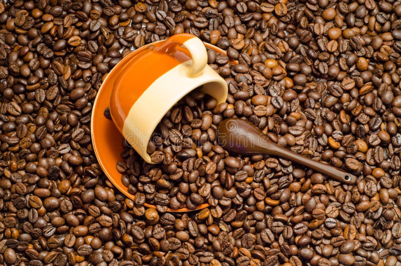 Coffee, coffee beans stock photo. Image of fragrant, organic - 61241806