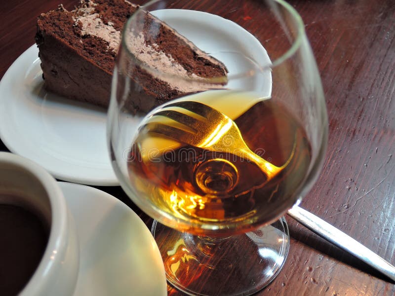 Coffee and cognac stock photo. Image of food, cognac - 76134030