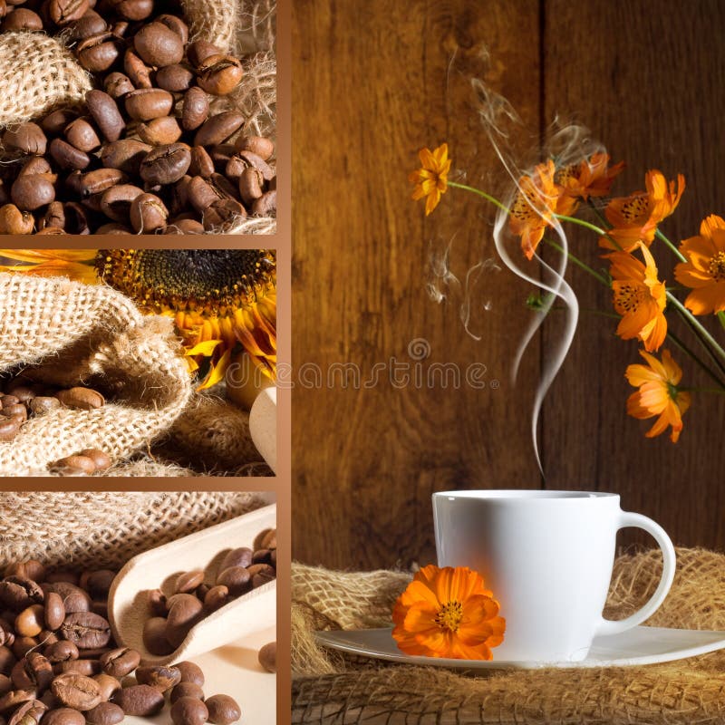 Coffee horizontal banners stock photo. Image of button - 21129768