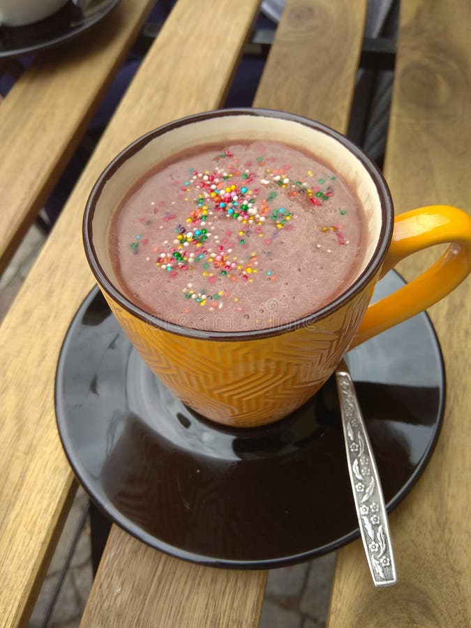 Coffee stock image. Image of sprinkles, colourful, coffee - 126819235