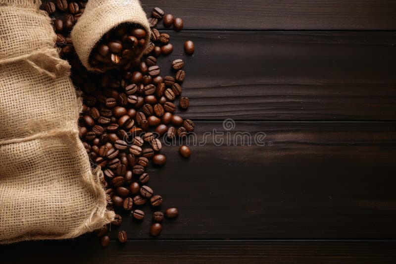 A Coffee Concept with Beans and Cups Created with Generative AI ...