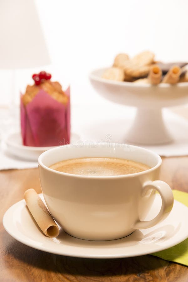 Coffee with cookie stock image. Image of border, dark - 29627951