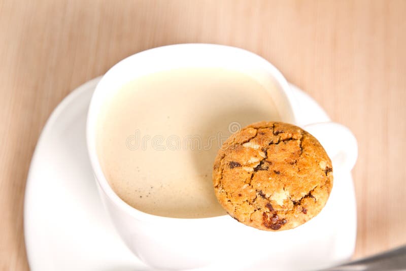 Coffee and cookie stock photo. Image of diet, breakfast - 63167044
