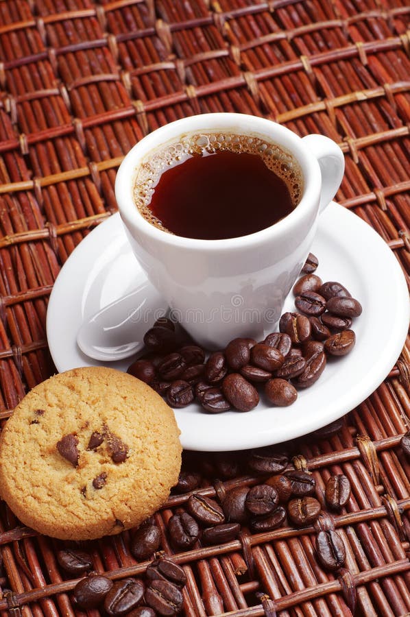Coffee and cookies stock image. Image of dessert, confection - 37875649