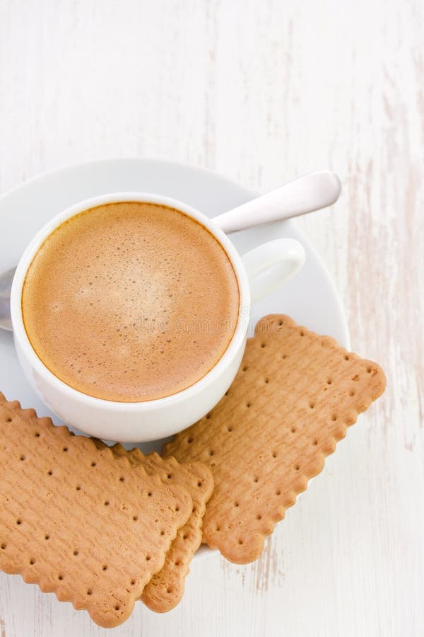 Coffee with cookies stock image. Image of espresso, aroma - 32199197