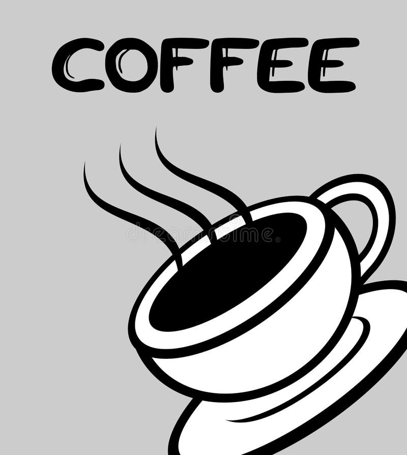 Coffee cover stock vector. Illustration of drink, abstract - 34022026