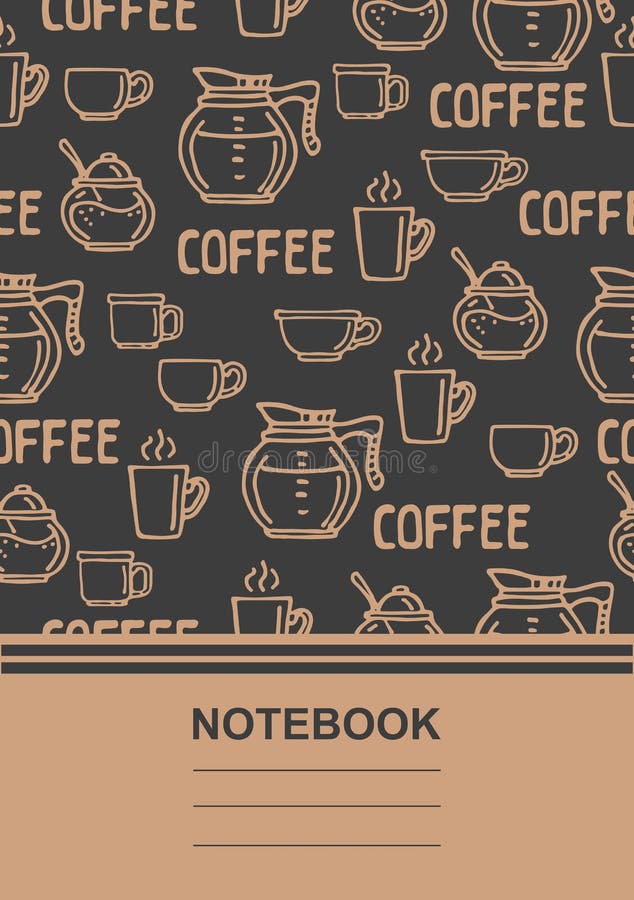 Coffee cover-16 stock vector. Illustration of graphics - 245353015