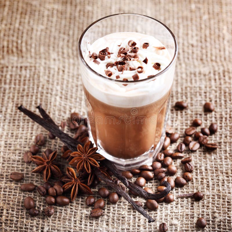 Coffee with cream stock photo. Image of milk, cappuccino - 14574408