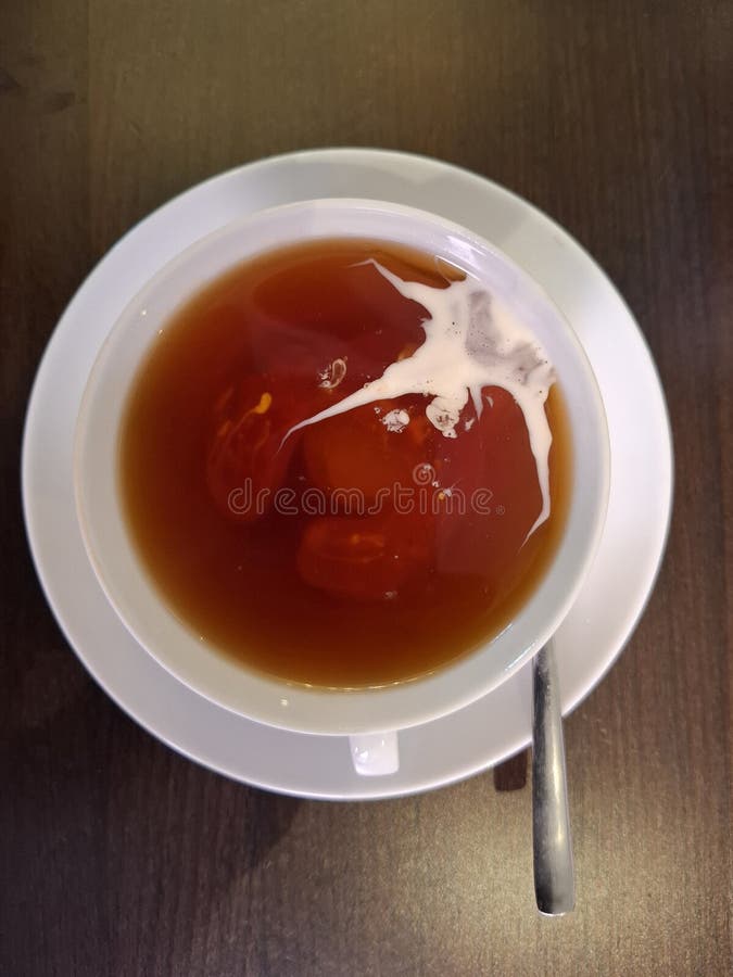 Coffee Cream in the Tea Sequence Picture #2 Stock Photo - Image of ...