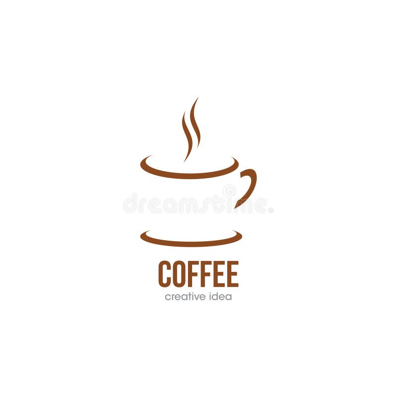 Coffee Creative Concept Logo Design Template Stock Vector ...