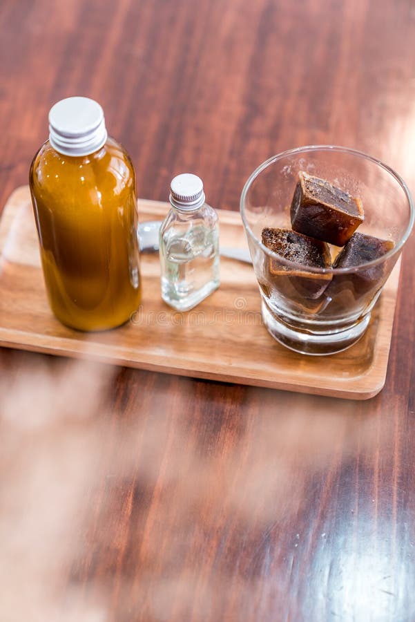 Coffee Cube Latte stock image. Image of refreshment - 120411475