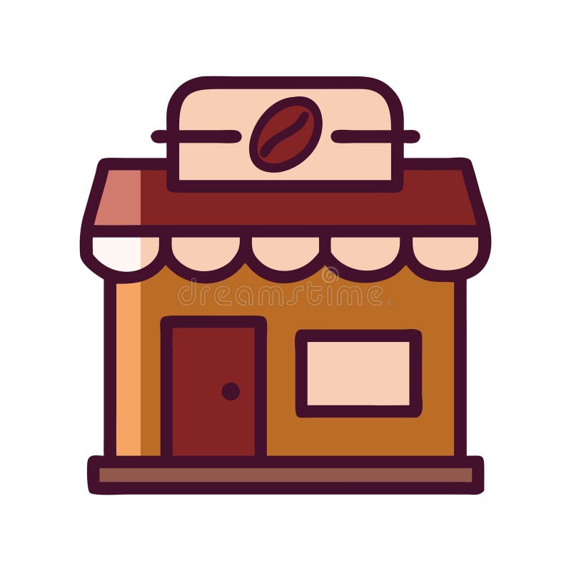 Coffee Culture Coffee Shop Icon Stock Illustration - Illustration of ...