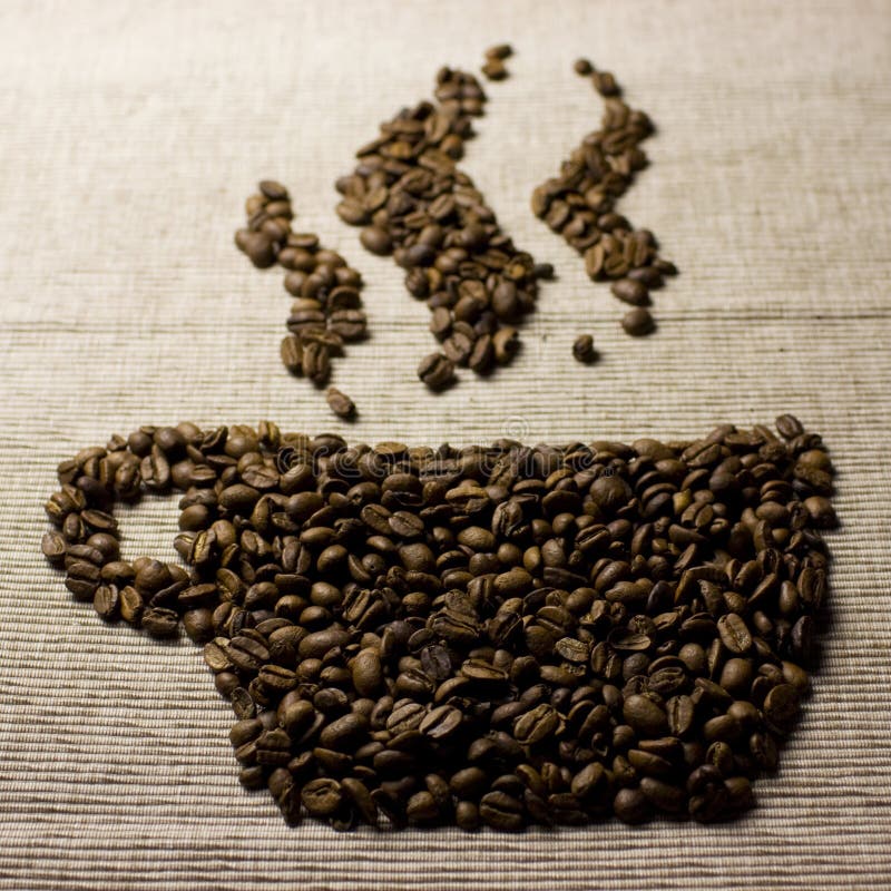 The essence of coffee. stock photo. Image of decaf, ebony - 4784018