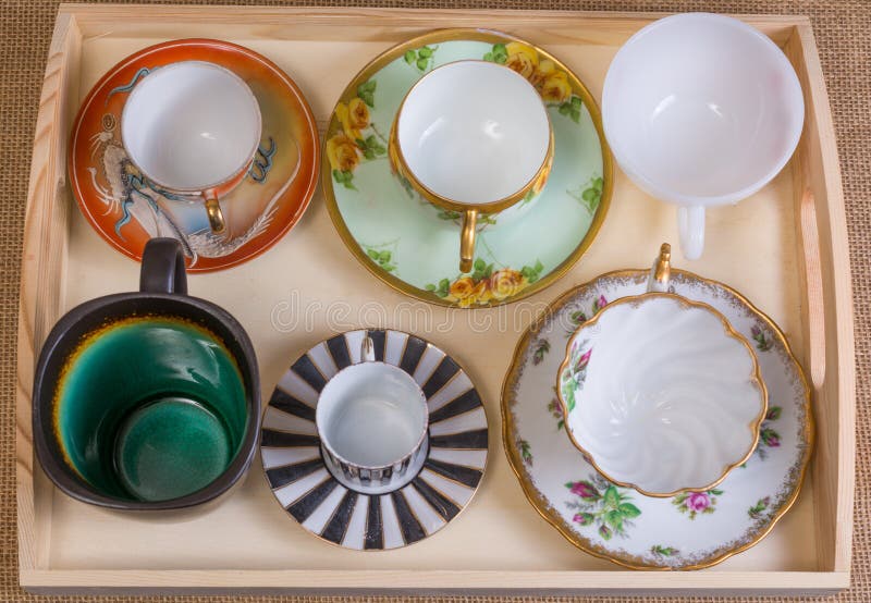 Coffee cup assortment stock image. Image of morning, cups - 58548133