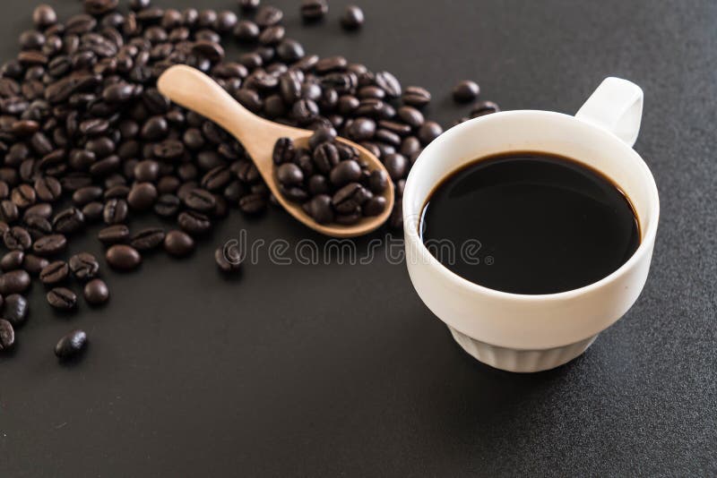 Coffee cup and beans stock photo. Image of breakfast - 103909944