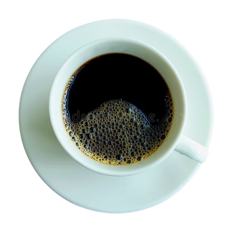 Coffee Cup with Beatiful Foam Stock Photo - Image of filter, organic ...