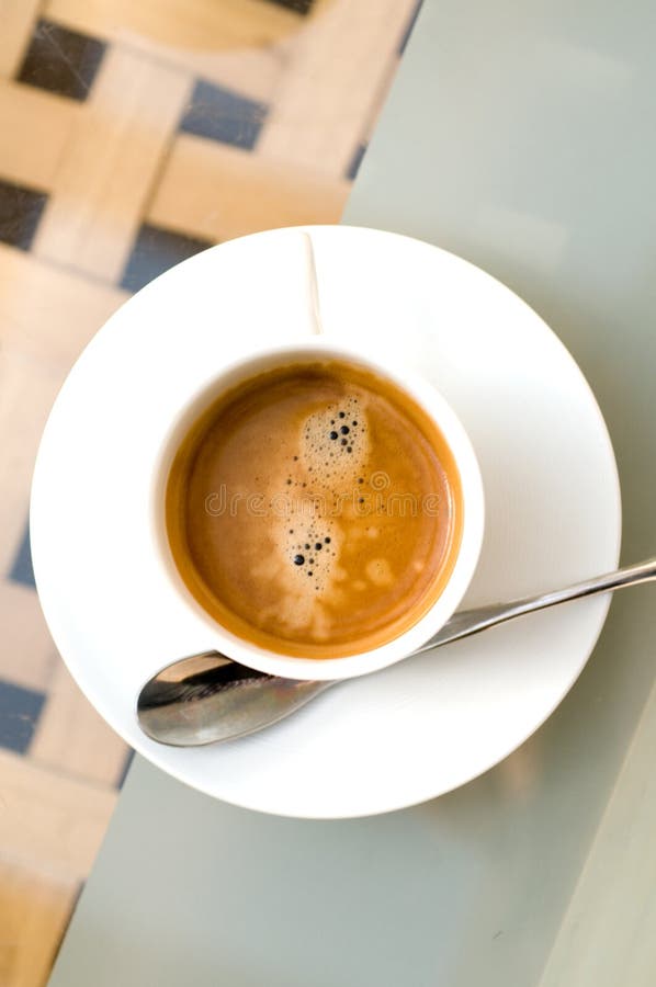 Coffee cup in cafe stock photo. Image of refresh, restaurant - 6958744