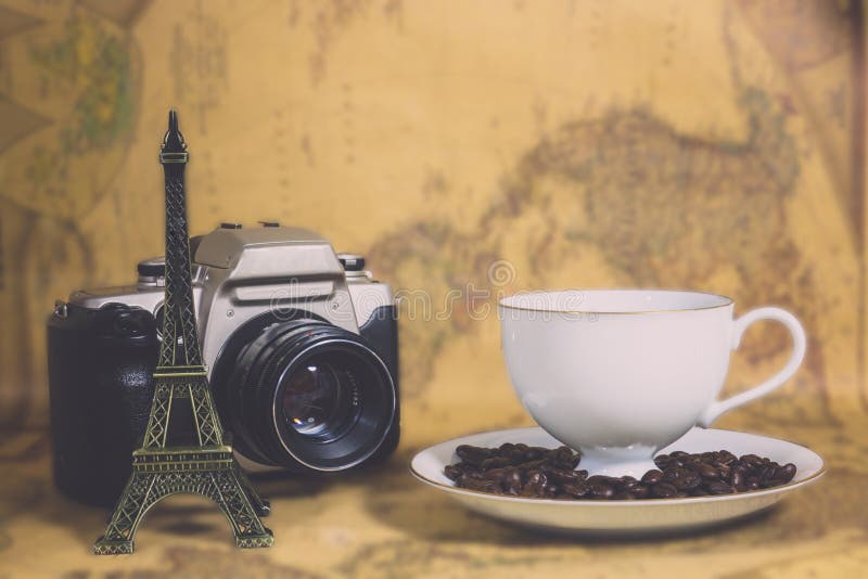 Coffee cup camera stock photo. Image of break, cappuccino - 94487110