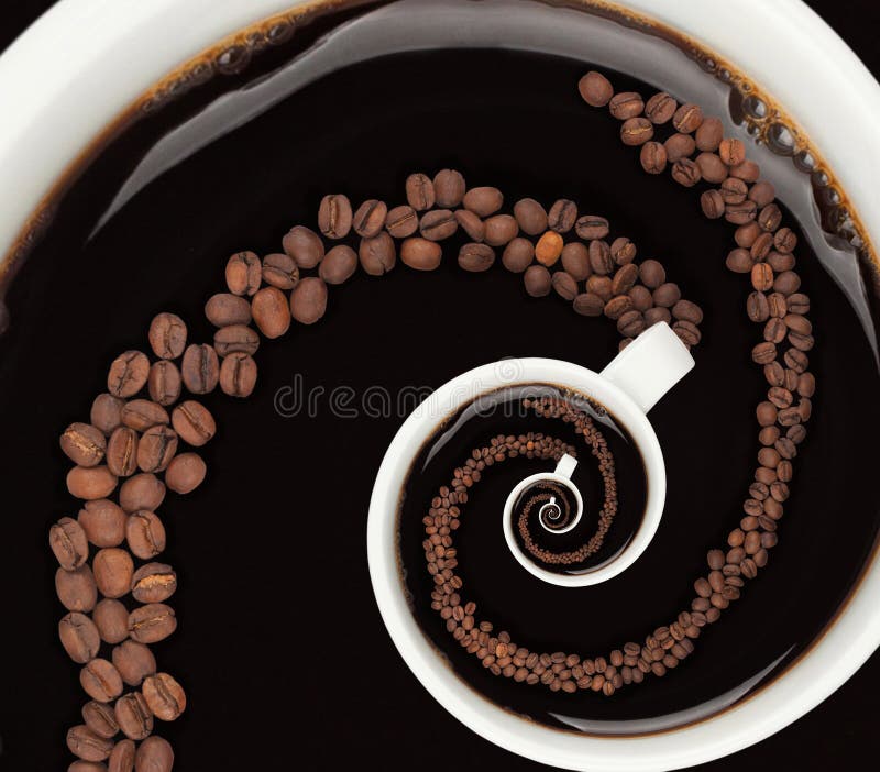 Coffee Bean Swirl Stock Photos - Download 605 Royalty Free Photos