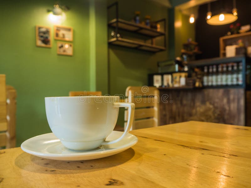 Coffee cup in coffee shop stock image. Image of aroma - 87498807
