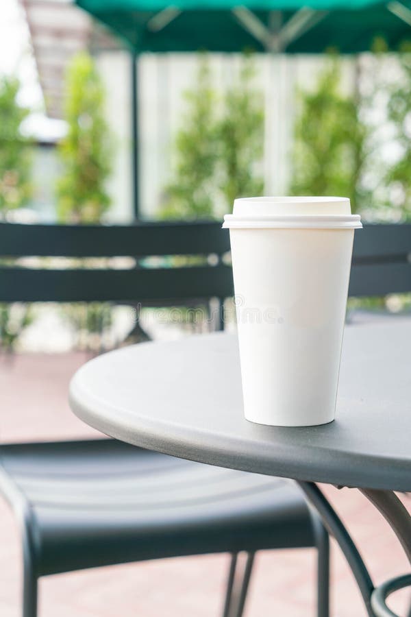Coffee cup in coffee shop stock photo. Image of breakfast - 93523222
