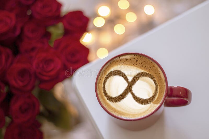 Coffee Cup Concept Infinity Symbol Stock Image - Image of infinity ...