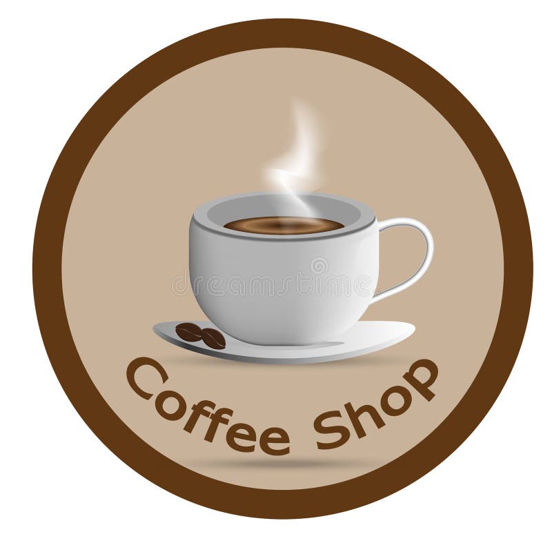 Coffee Cup Design for Logo ,card Vector Illustration Stock Vector ...