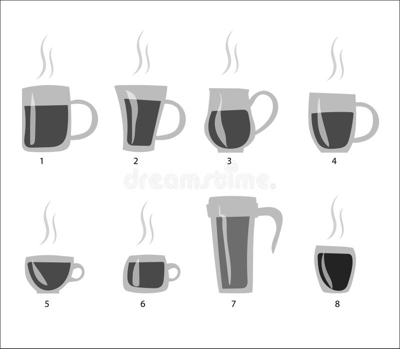 Coffee cup stock vector. Illustration of emblem, fuming - 83220397