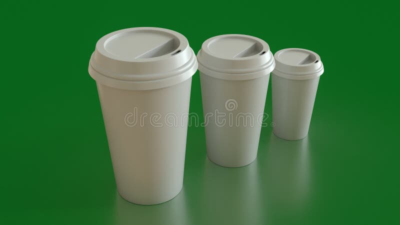 The Coffee Cup for Food and Health Concept 3d Rendering Stock ...