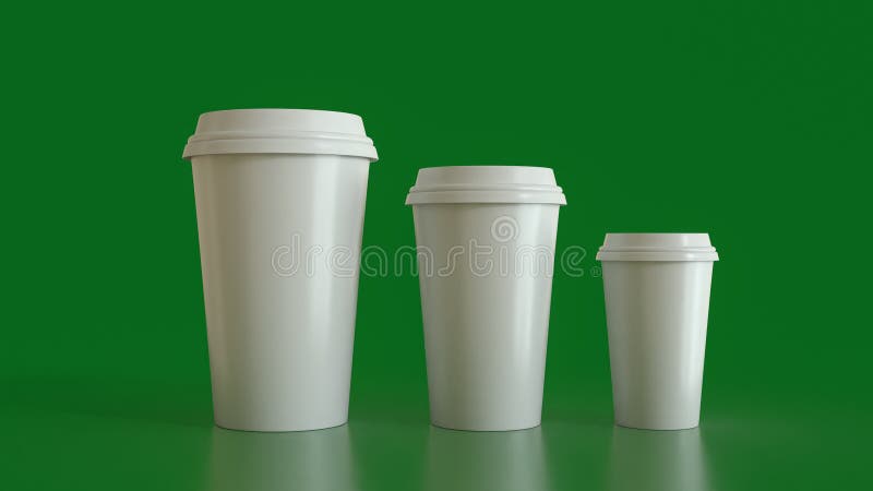 The Coffee Cup for Food and Health Concept 3d Rendering Stock ...