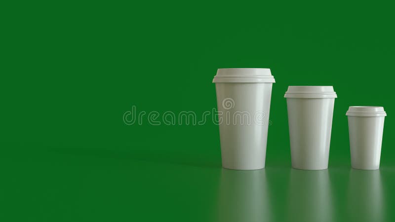 The Coffee Cup for Food and Health Concept 3d Rendering Stock ...