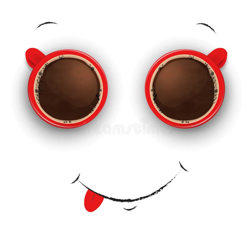 Smiley Face Coffee Break Stock Illustrations – 111 Smiley Face Coffee ...